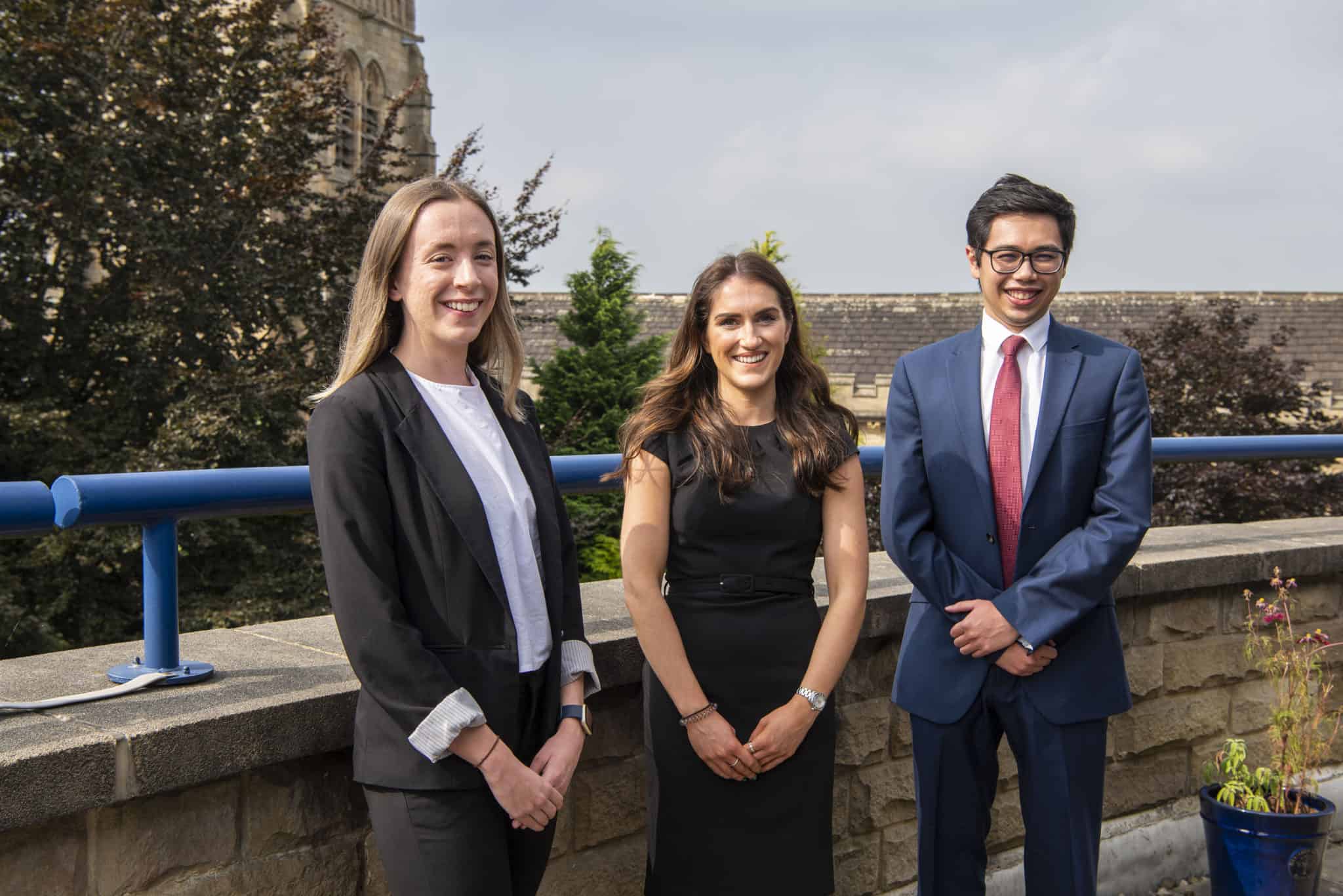 Trainees celebrate qualifying and three new trainees welcomed ...